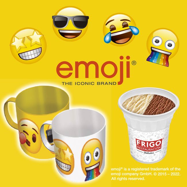 especial carta frigo restauración taza emoji 110 ml código 04361 helado ...